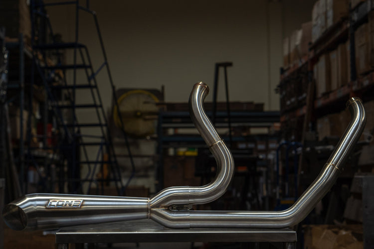 2018+ Harley-Davidson M8 Softail Cone Breakaway Exhaust – Cone Performance